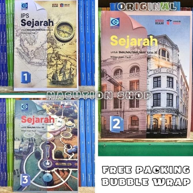 Jual Buku Ips Sejarah Kelas 1 2 3 / 10 11 12 SMA Grafindo Kurikulum Merdeka murah | Shopee Indonesia