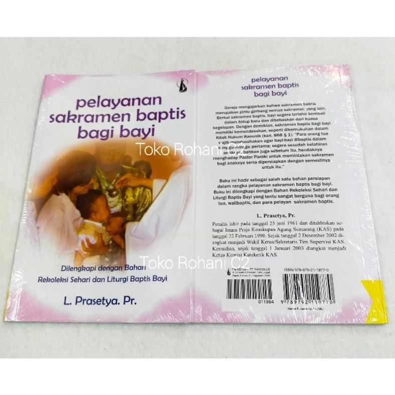 Jual dg-78 Of14 Buku Pelayanan Sakramen Baptis Bagi Bayi - Buku Rohani ...