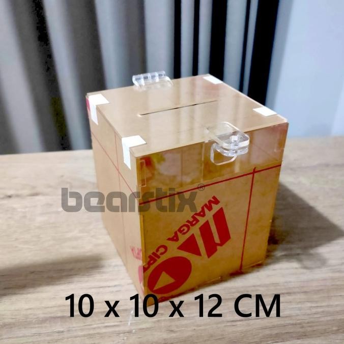 Jual Kotak Amal Akrilik kotak sumbangan saran masjid infaq undian ...