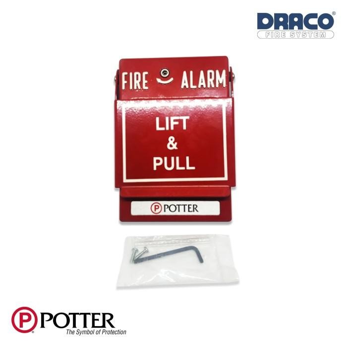 Jual Potter Manual Pull Station Dual Action / Alarm Kebakaran Manual ...