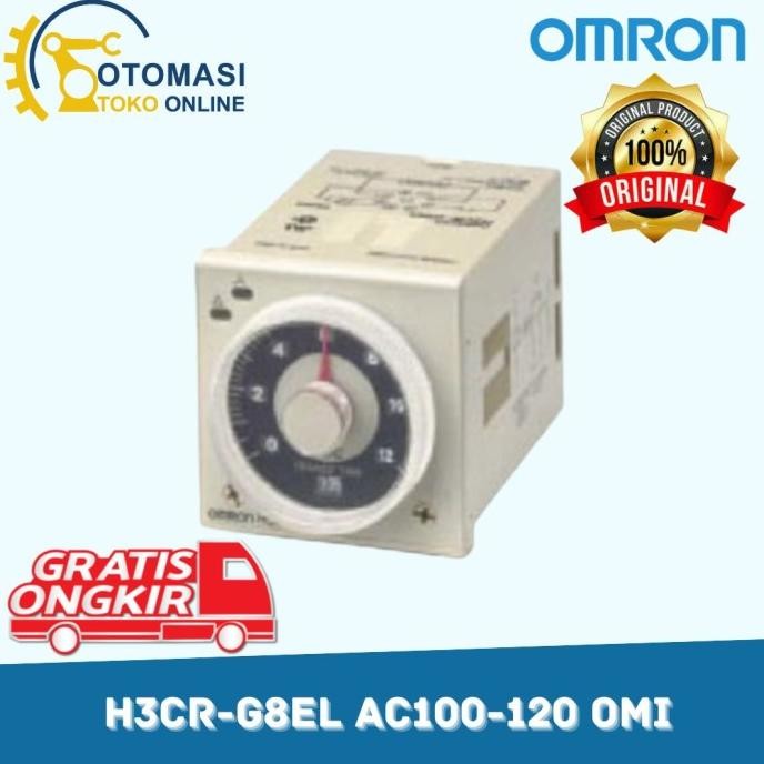 Jual Omron Timer Star Delta H3Cr-G8El Ac100-120 Omi New Stok | Shopee Indonesia