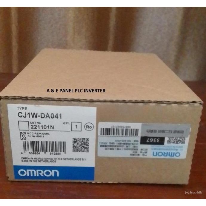 Jual Plc Omron Cj1W-Da041 Cj1W Da041 Cj1Wda041 Analog Output Module New Stok | Shopee Indonesia