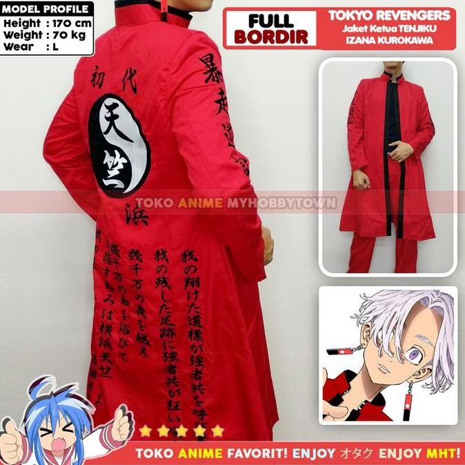 Jual Jaket Jubah Coat Izana Kurokawa Tokyo Revengers Ketua Yokohama ...