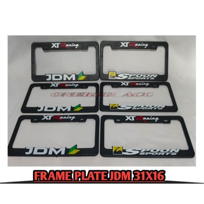 Jual gantungan plate mobil jdm kecil - frame plat nomor mobil model ...