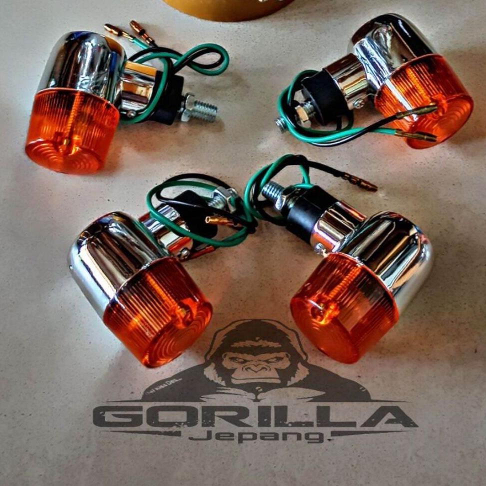 Jual lampu sen sein bulat tabung palu cb GL TIGER GLPRO GL100 win ...
