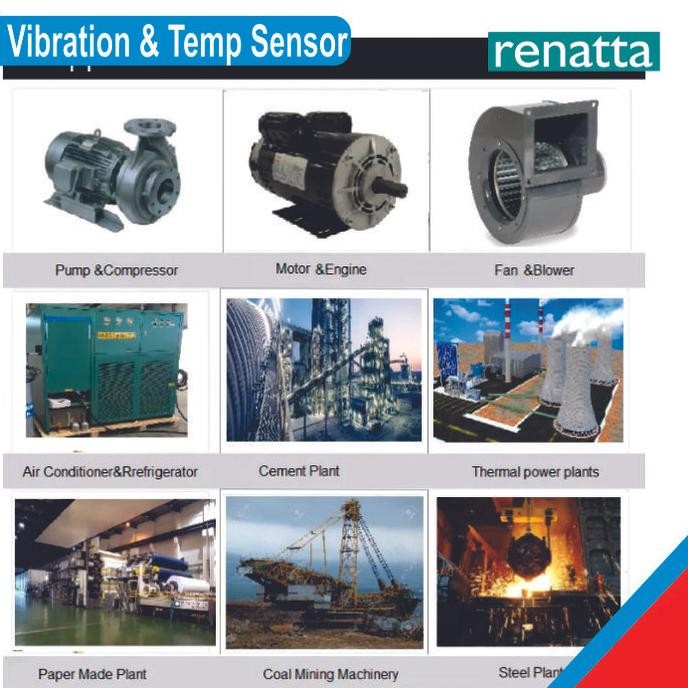 Jual Vibration & Temperature Sensor Output Rs485 / Sensor Getaran 1 ...