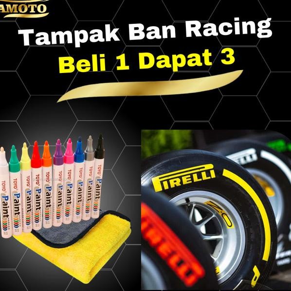 Jual Pidol Ban Permanent Motor Mobil Pewarna Ban F1 Paint Marer ...