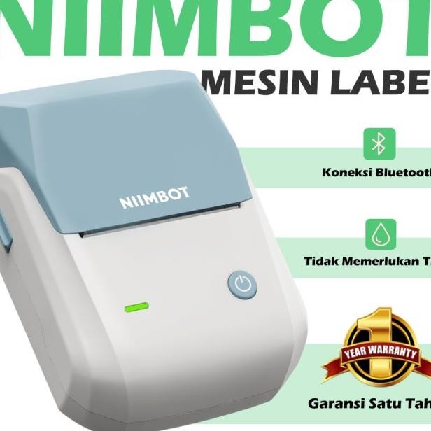 Jual Niimbot B1 Printer Label Thermal Ce Tanpa Tinta Alat Bantu Rumah ...