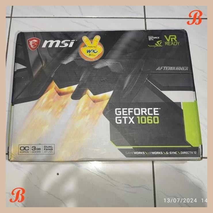 Jual [SRP] Dus Box Vga MSI Gtx 1060 6gb Dual Fan ORIGINAL IMEI | Shopee ...