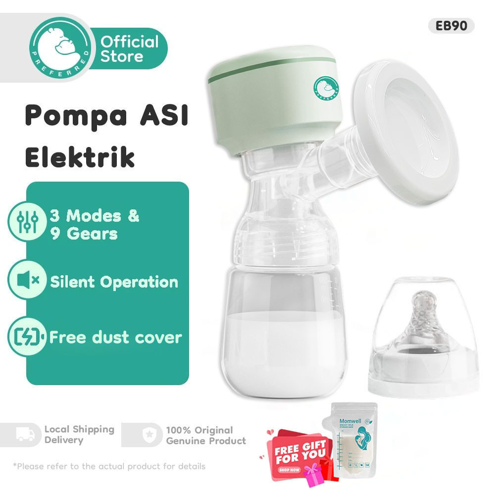 Jual PREFERRED Pompa ASI Elektrik 180ml Portable Pumping Asi Electric ...