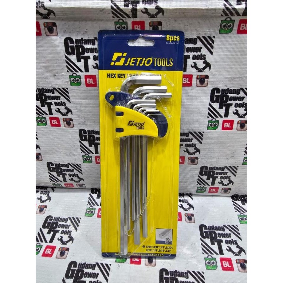 Jual Kunci L Panjang Set Hex Key Panjang Set Inch Inchi MM by Inspire ...