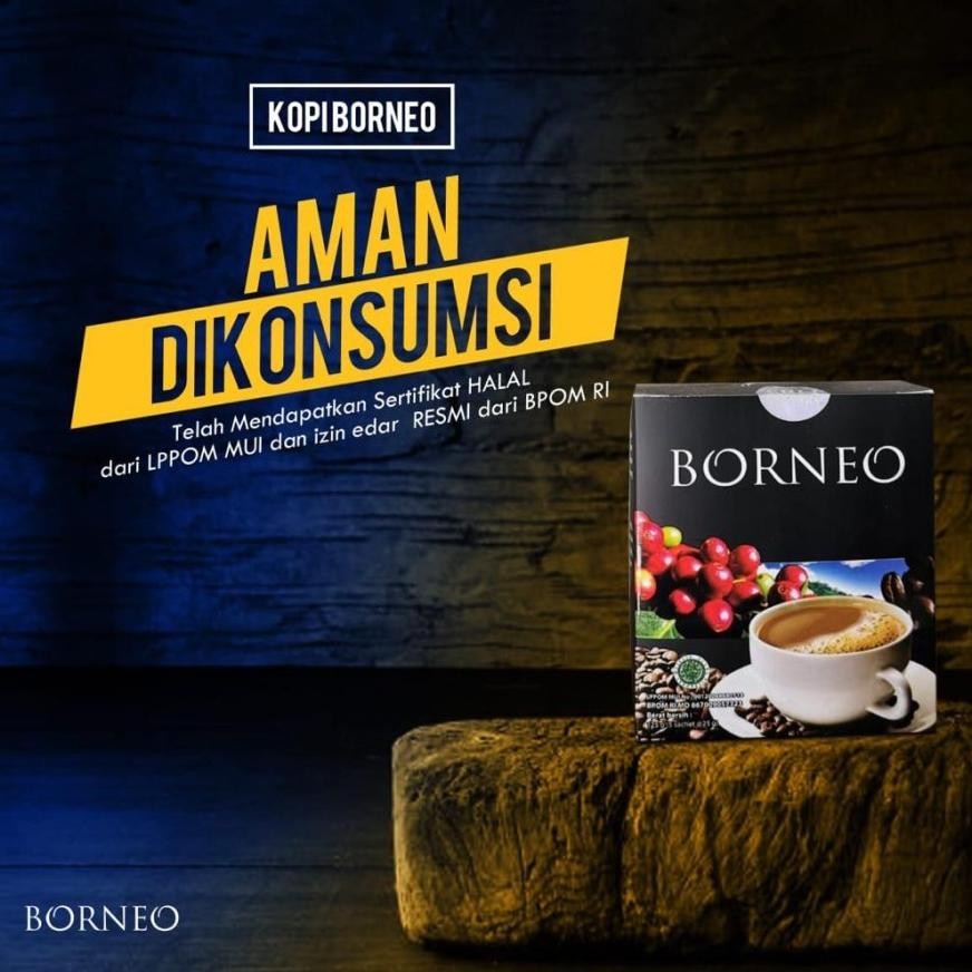 Jual Kopi Borneo Kopi 5 SACHET 1 BOK Kopi BPOM kopi siap minum | Shopee ...