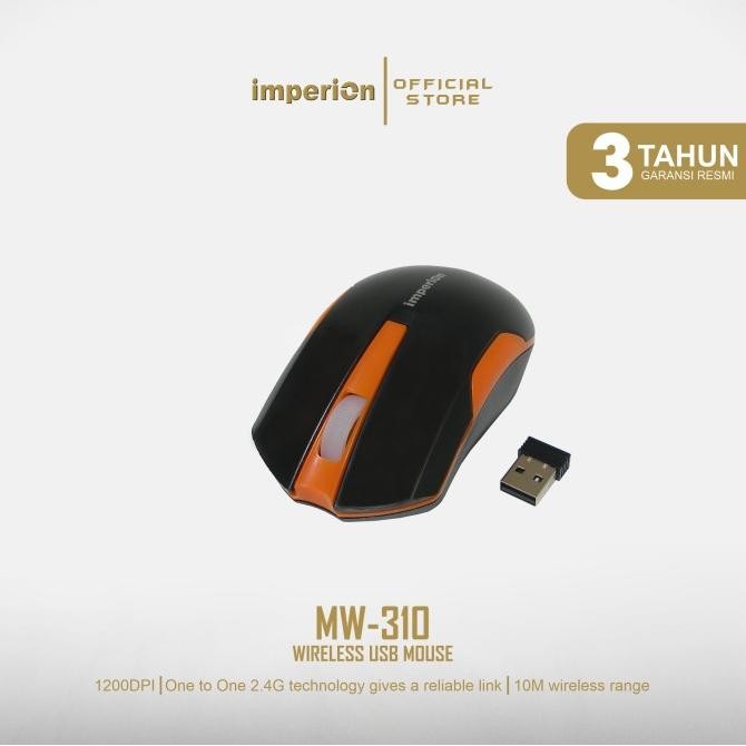 Jual Original Imperion Mw-310 Wireless Usb Mouse | Shopee Indonesia