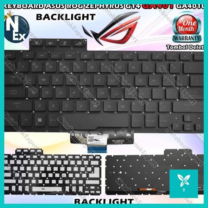 Jual | AHN | KEYBOARD ASUS ROG ZEPHYRUS G14 GA401 GA401U BACKLIGHT Black | Shopee Indonesia