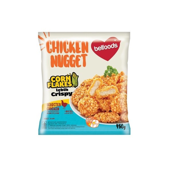 Jual BELFOODS CHICKEN NUGGET CORNFLAKES 450 GR | Shopee Indonesia