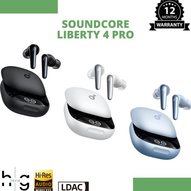 Jual Original Soundcore Liberty 4 Pro by Anker A3954 TWS ANC Noise ...