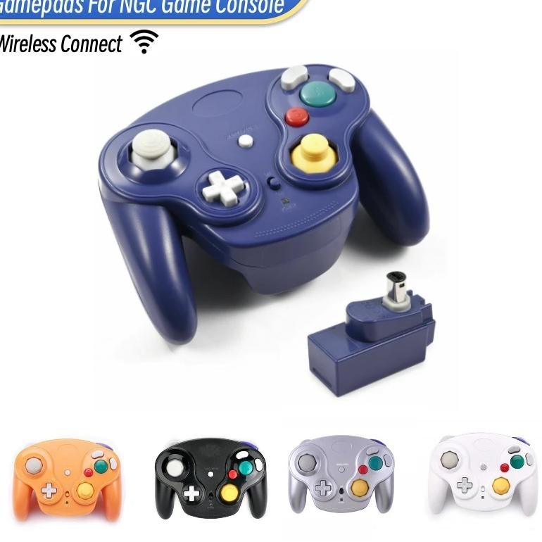 Jual 5 Colors Wireless Gamepad Controller For Ngc Game Console With 2 ...