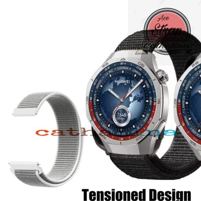Jual TALI JAM HUAWEI WATCH GT 5 PRO GT 46MM STRAP NILON BENANG WATCH ...