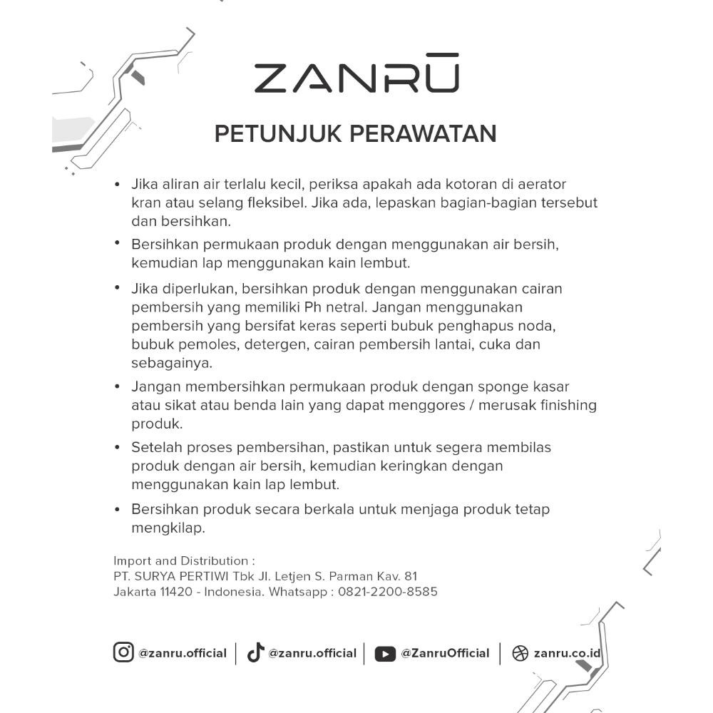 Jual ready !!! ZANRU Stop Valve ZN277 Matte Black | Kran Stop | Shopee ...
