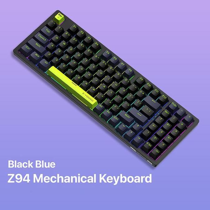 Jual E-Yooso Z94 94% Monochrome Mechanikal Keyboard Wired Hotswap ...