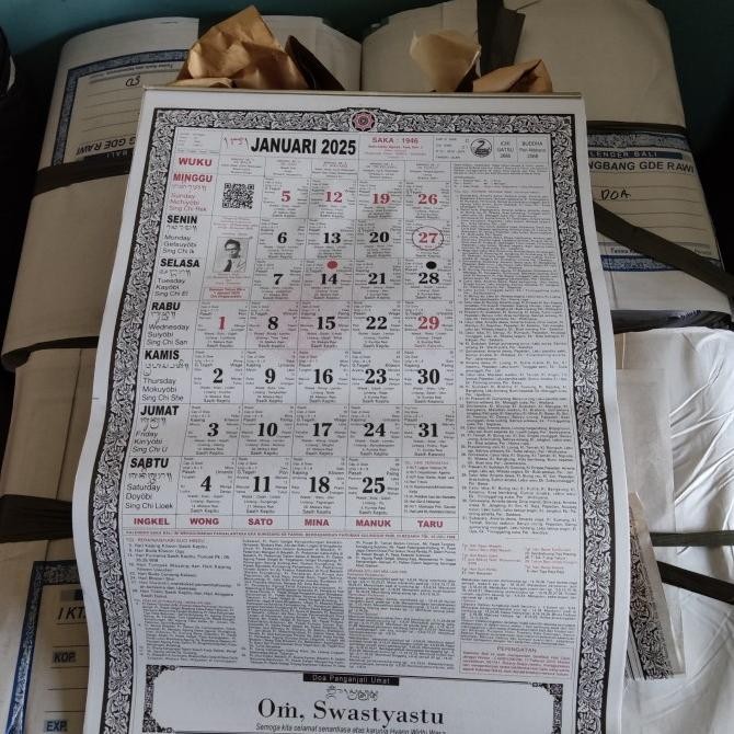 Jual #####] kalender Bali kalender saka Bali Bangbang Gede Rawi ...