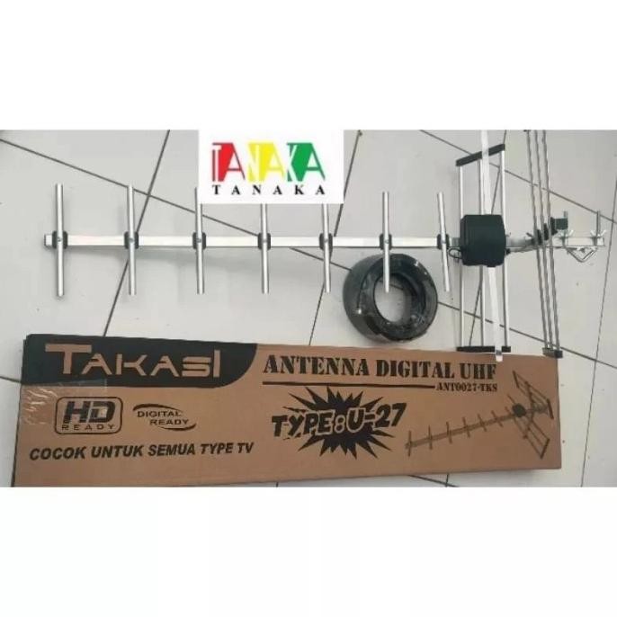Jual ANTENA TV DIGITAL TANAKA U8 OUTDOOR+ KABEL 15 METER Berkualitas | Shopee Indonesia