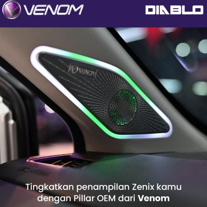 Jual New Pilar Tweeter 2 Way Venom Interior Mobil Pillar Toyota Innova ...