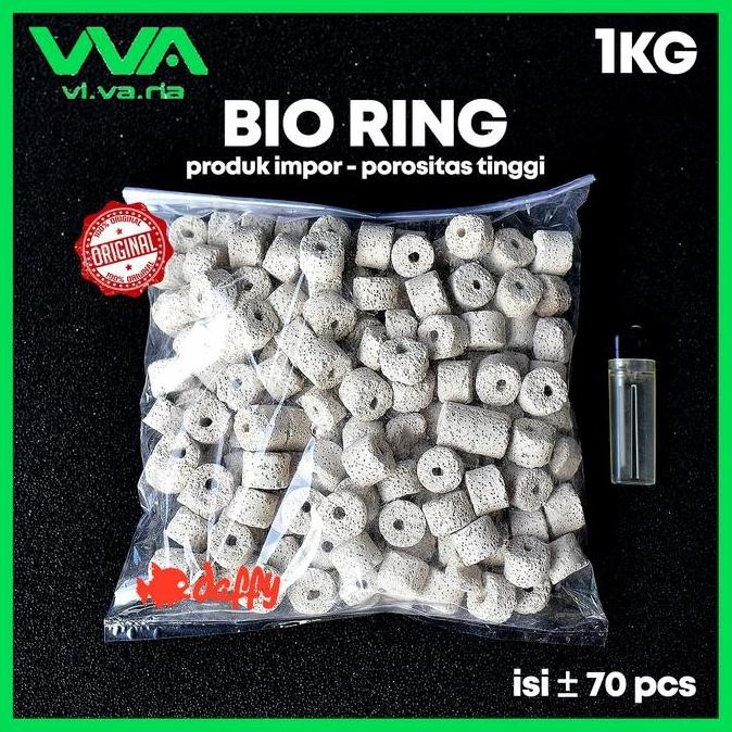 Jual siap kirim vivaria super bio ring 1kg media filter bioring premium ...