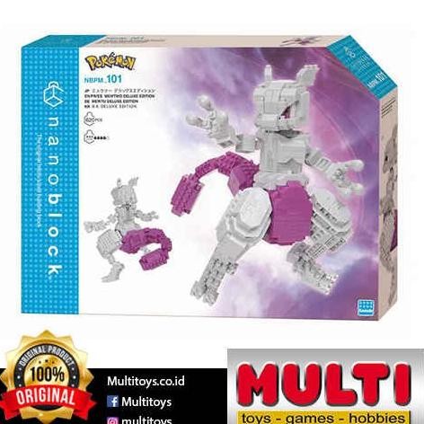Jual NANOBLOCK NBPM_101 MEWTWO DELUXE EDITION 22652 | Shopee Indonesia