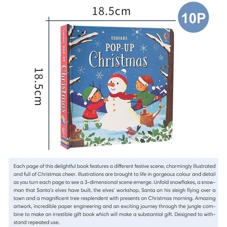 Jual Tersedia Usborne Peep Inside Christmas Pop Up Lift Flap Book Buku ...