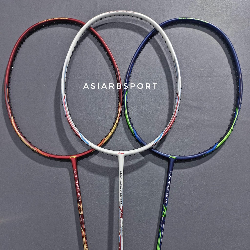 Jual Raket Badminton Lining Windstorm 75 Asean Premium Head Heavy 30Lbs ...