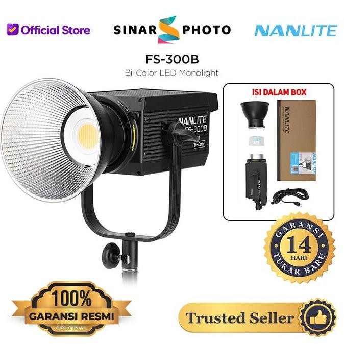 Jual Nanlite Fs-300B Bi-Color Led Video Light Fs300B Fs 300B Resmi New ...