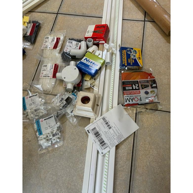 Jual PJ NISO Cable Duct PVC 50x100 1,7m / Kabel dak / pipa kabel ...
