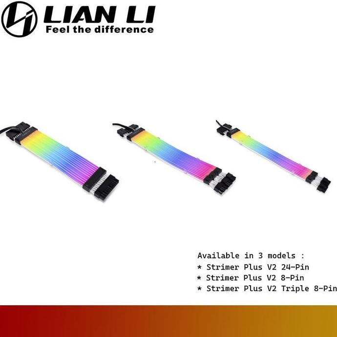 Jual LIAN LI Strimer Plus V2 | Addressable RGB Extension Cables ...