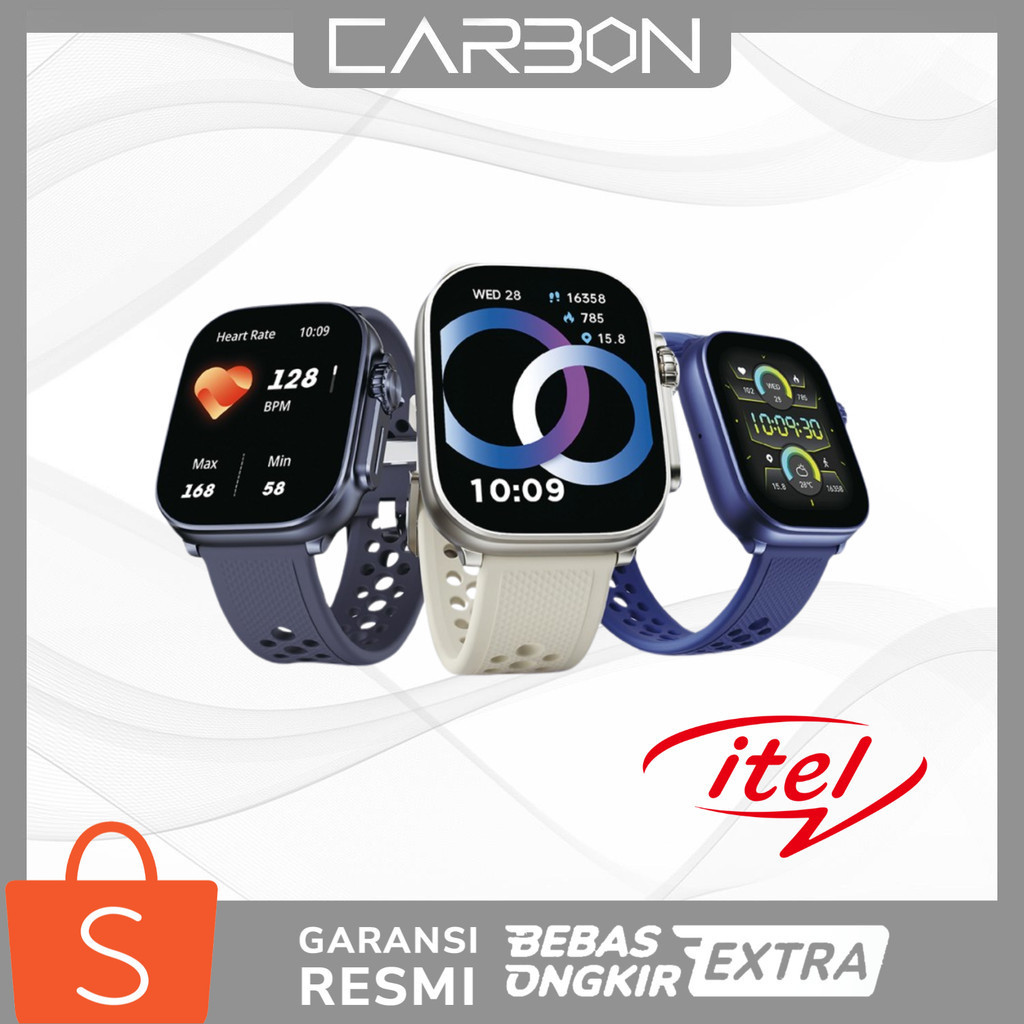 Jual ITEL Smartwatch ISW-L1 | 2.01” HD Touch Screen | Bluetooth Calling ...