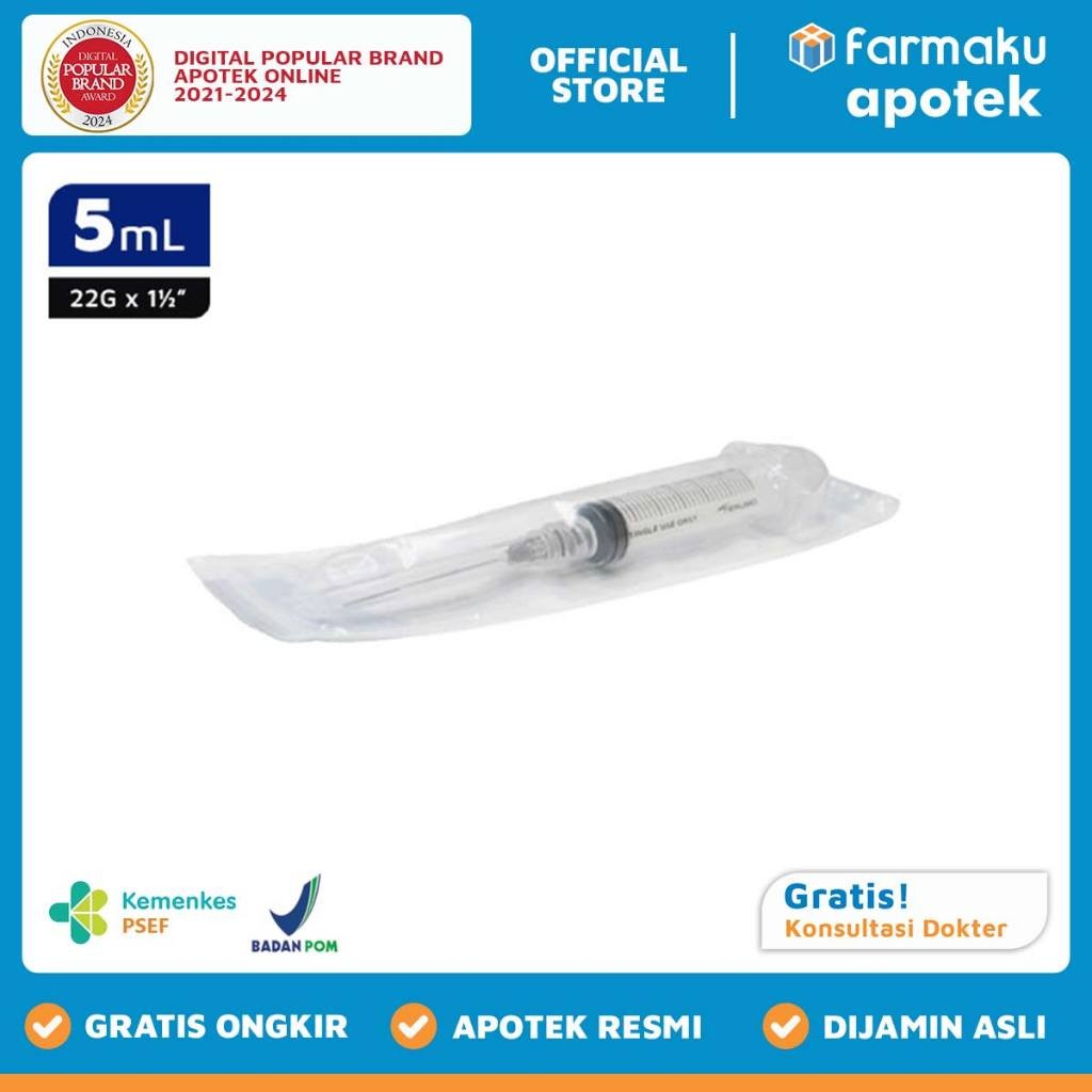 Jual Terumo Syringe Spuit 5 cc Pcs - TMG | Shopee Indonesia