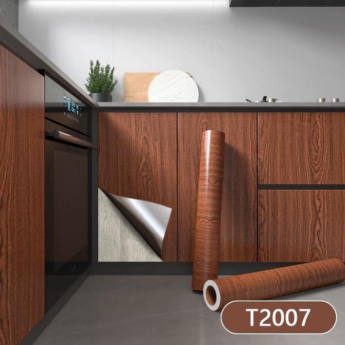 Jual Sticker Dapur Kayu Pintu Lemari Bupet Hpl Co | Shopee Indonesia