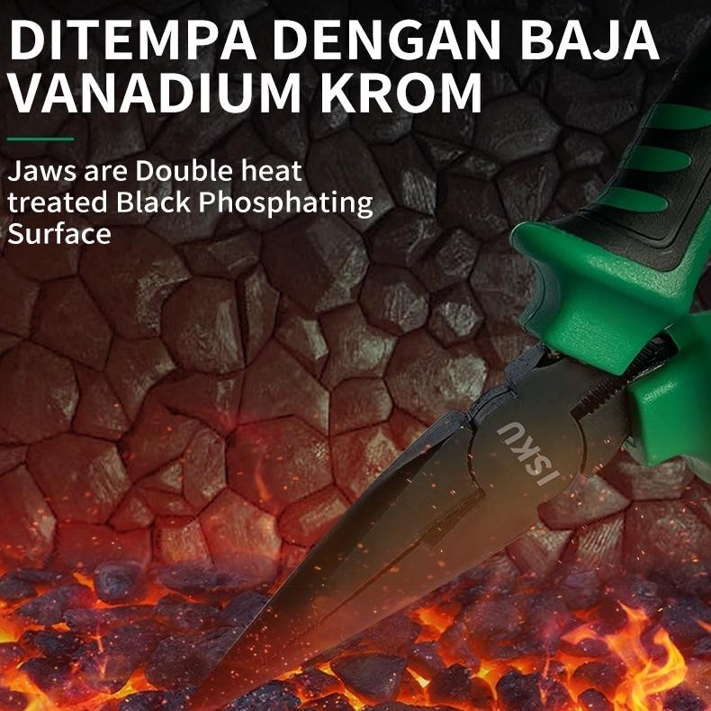 Jual YZ Isku Tang Kombinasi Tang Lancip Tang Kawat Tang Potong 6 Inch ...