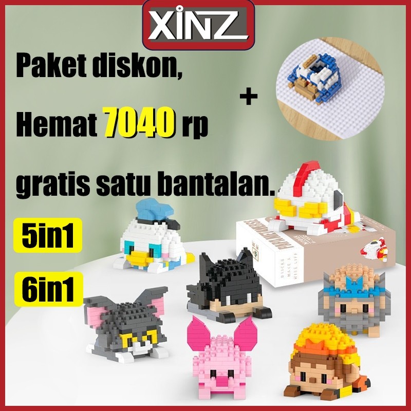 Jual XiNZ Paket Diskon Gratis Satu Bantalan Hemat 7040 Rp Nano Bricks ...
