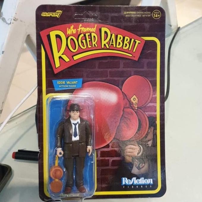 Jual Super7 Reaction Who Framed Roger Rabbit EDDIE VALIANT | Shopee ...