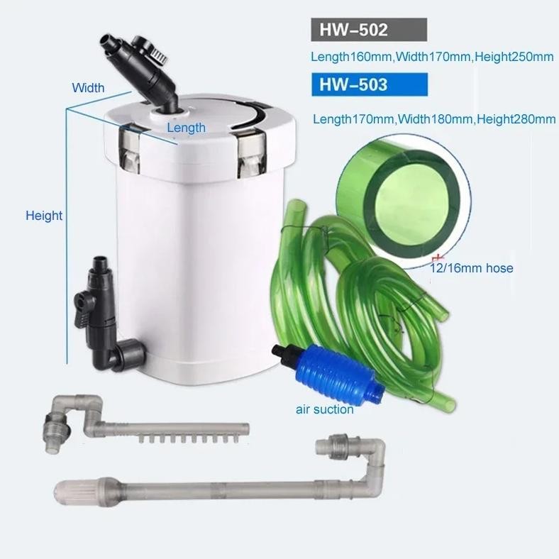 Jual Sunsun Hw-502 Hw-503 With Built-In 5W Water Pump Aquarium Fish ...