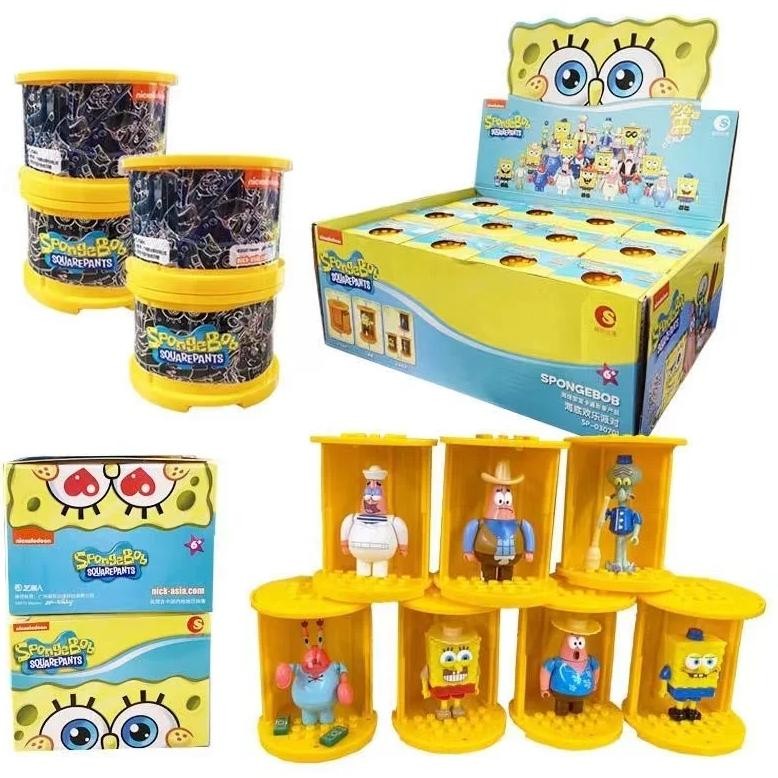 Jual Spongebob Squarepants Blind Box Handmade Big Star Octopus Brother ...