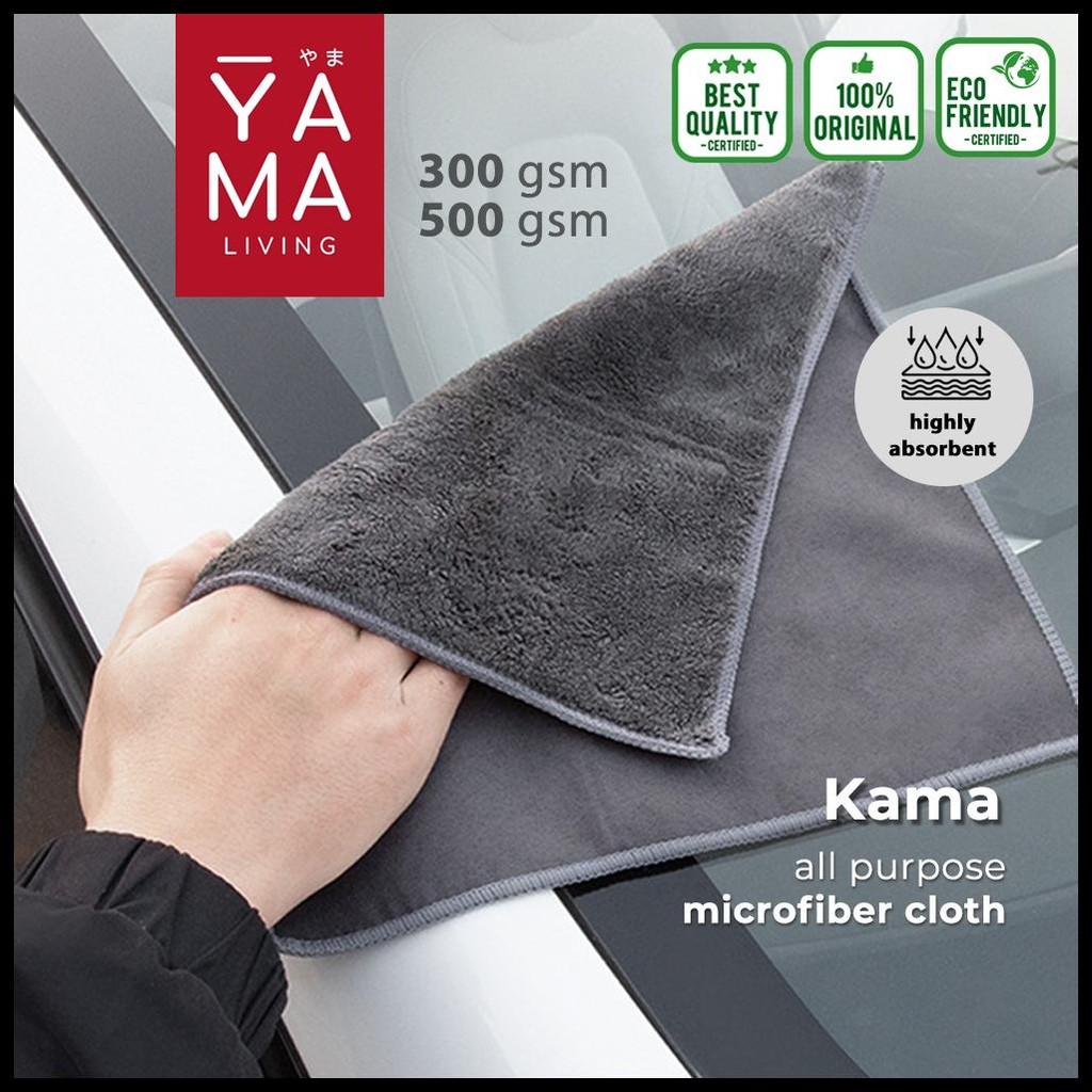 Jual YAMA KAMA ALL-PURPOSE MICROFIBER KAIN LAP MIKROFIBER PREMIUM DAYA SERAP TINGGI | Shopee ...