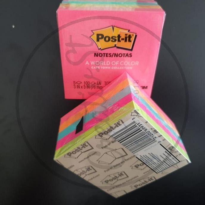 Jual Spot Barang !!! Post It Sticky Notes Memo Stick 654 3M Warna Warni ...