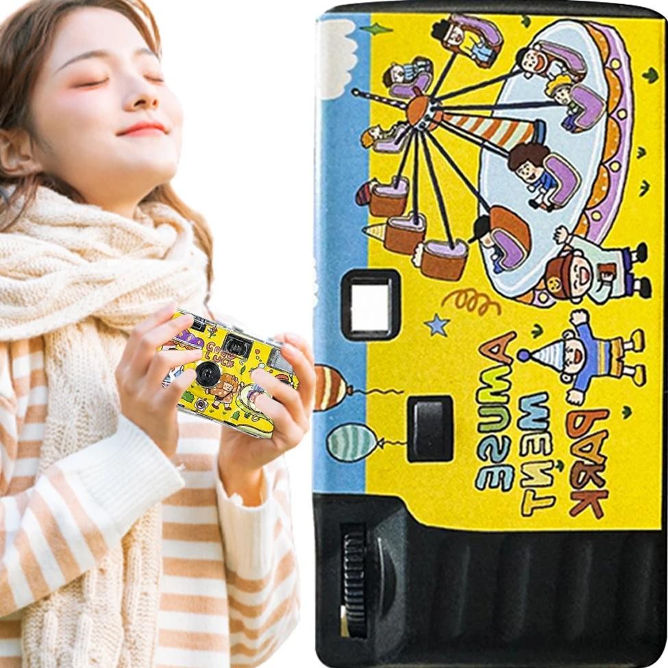 Jual 35mm Disposable Film Camera with Flash One Time Camera 400 ISO ...