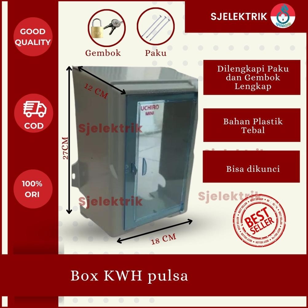 Jual NEW!!! Bok Kwh Meteran Listrik Token Model Baru Box Kwh Meter ...