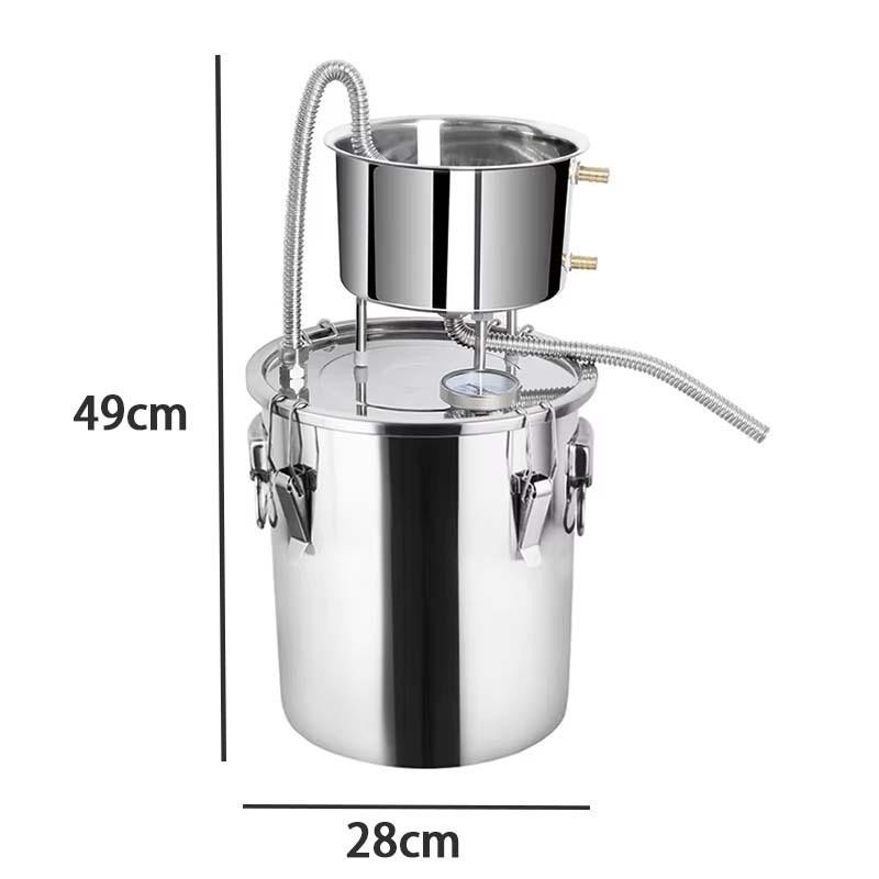 Jual 12L Alat Penyulingan Alat Destilasi Sederhana 304 Stainless Home ...