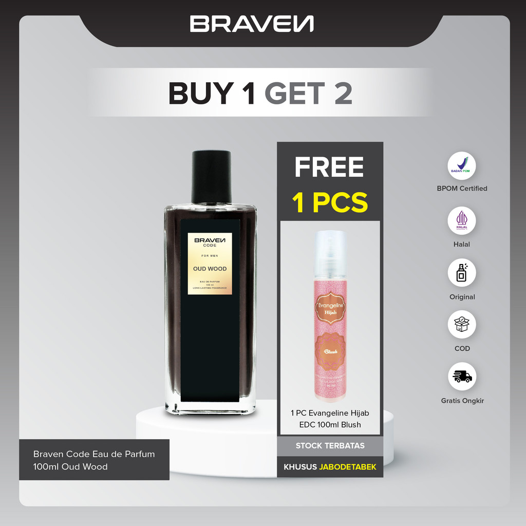 Jual Braven Code Eau De Parfum Oud Wood 100ml - Parfum Pria Terlaris ...