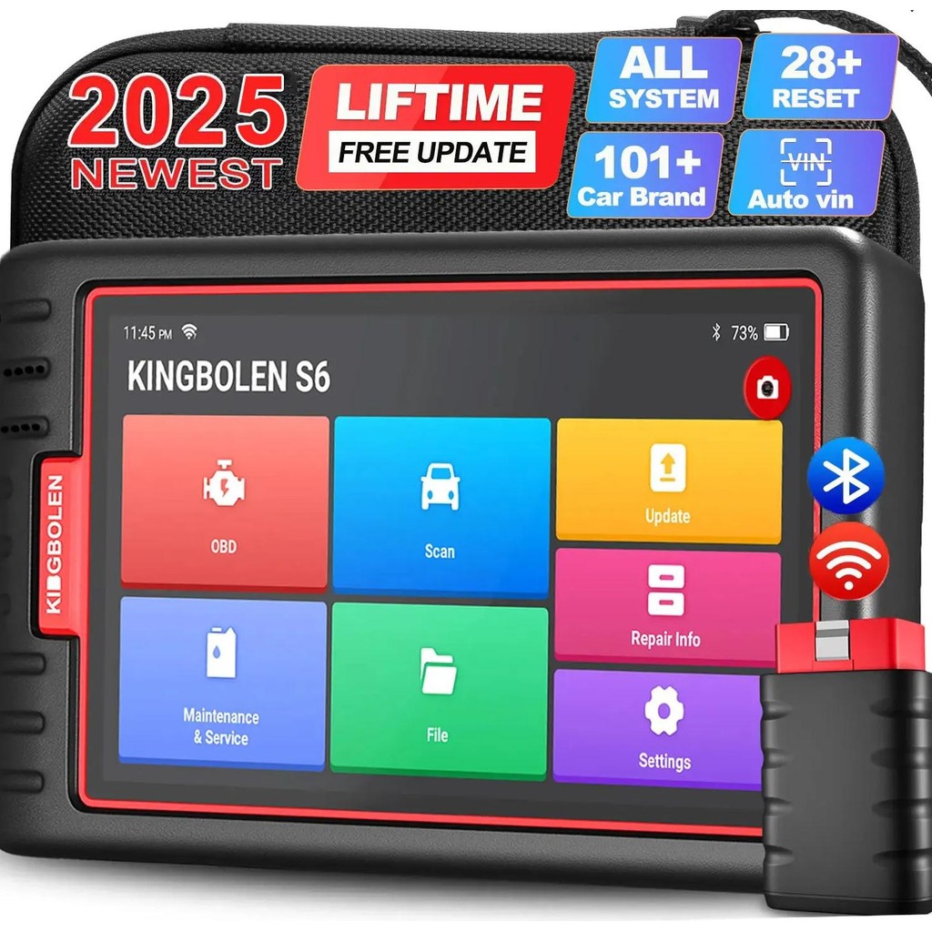 Jual KINGBOLEN S6 OBD2 Scanner Professional Full System OBD2 Diagnostic ...