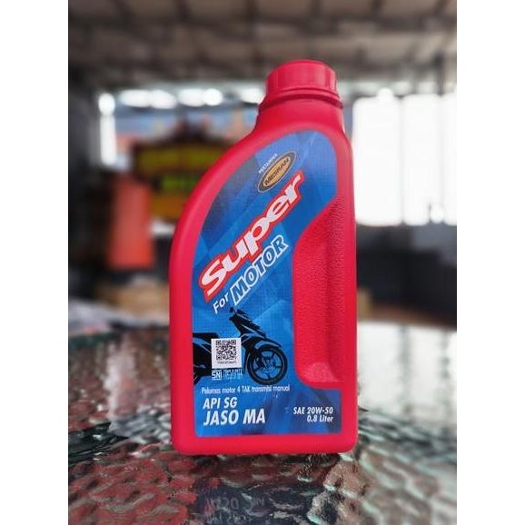 Jual OLI MESIN PERTAMINAN MESRAN SUPER SAE 20W-50 800ML API SG BERKUALITAS | Shopee Indonesia